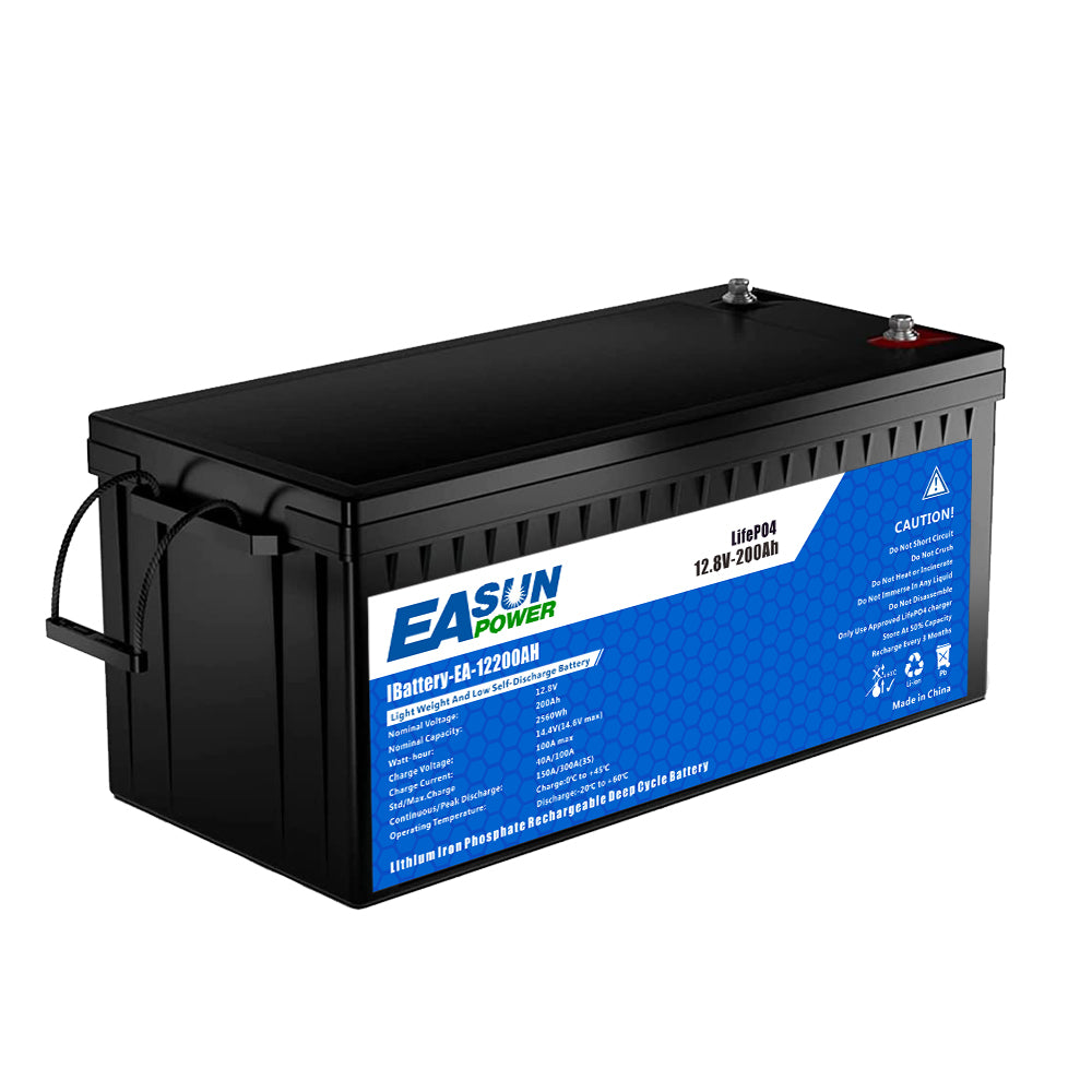 Easun Power 12v 200Ah LifePO4 Battery 12.8V Grade A Parallel — POWLAND ...